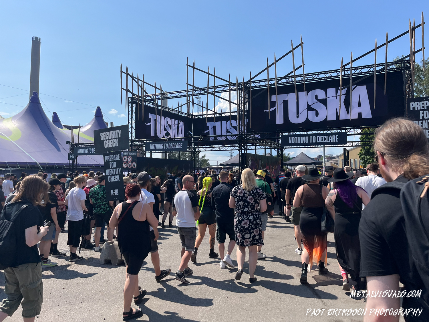 Tuska julkaisi aluekartan uudistuneelle festivaalialueelle - KaaosZine