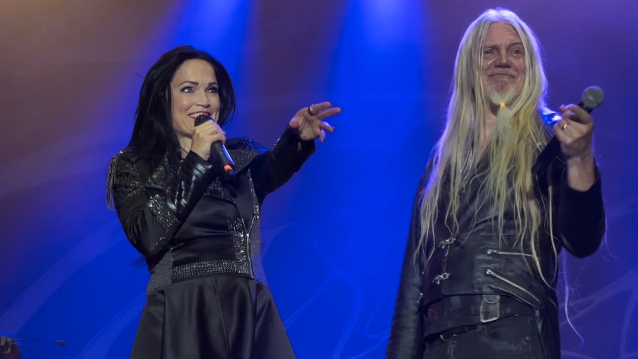Tarja Turunen ja Marko Hietala nousivat yhdessä lavalle Sveitsissä ...