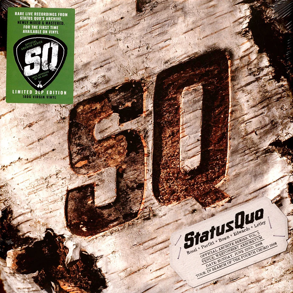 Klenkkaavan papparockin viehätys – arviossa Status Quon "Official Archive Series Vol. 3 - Live ...